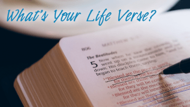 My “Life Verse” – Michelle Lesley