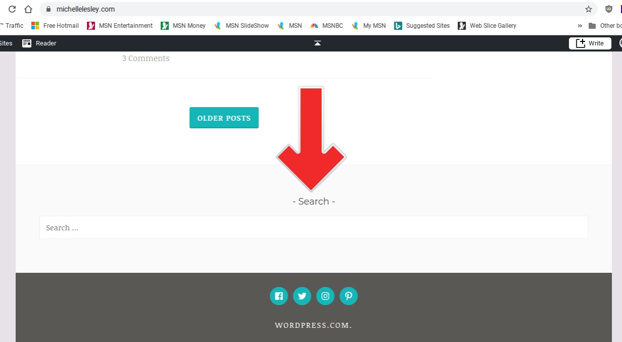 New Year, New Look (and where’s that search bar?) – Michelle Lesley