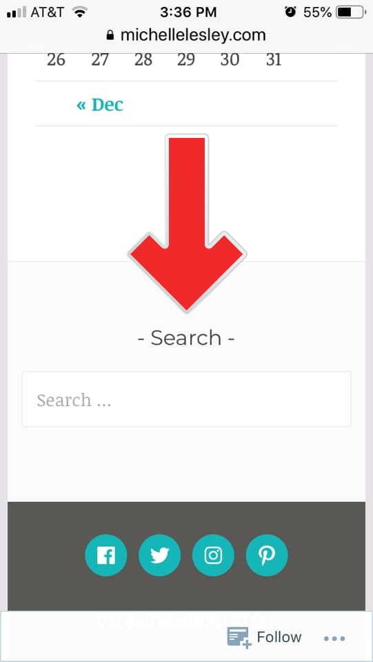 New Year, New Look (and where’s that search bar?) – Michelle Lesley