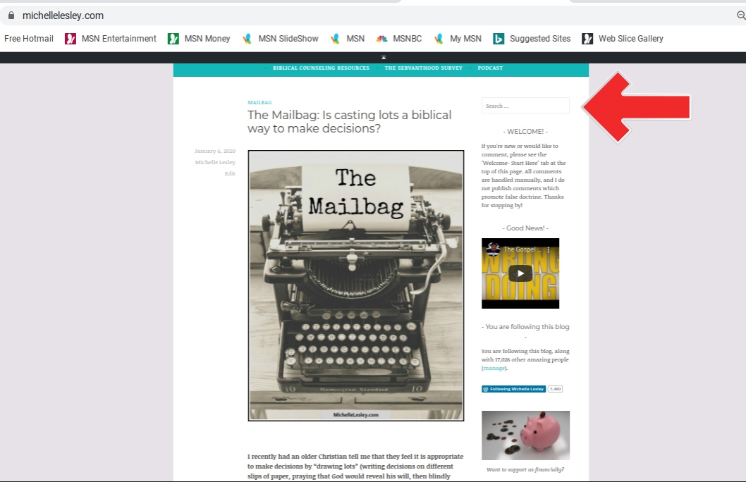 New Year, New Look (and where’s that search bar?) – Michelle Lesley