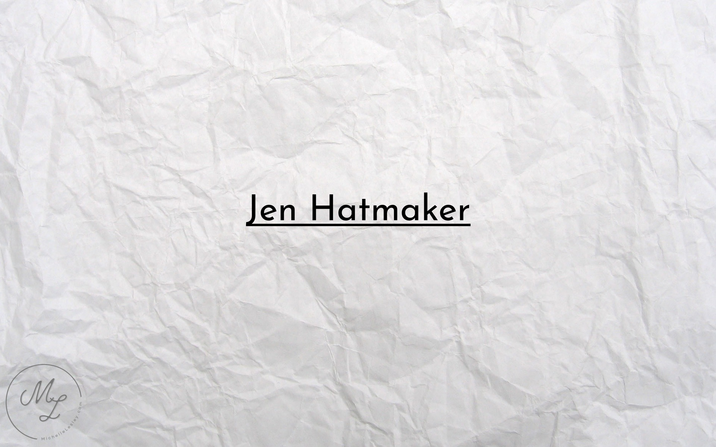 Jen Hatmaker – Michelle Lesley