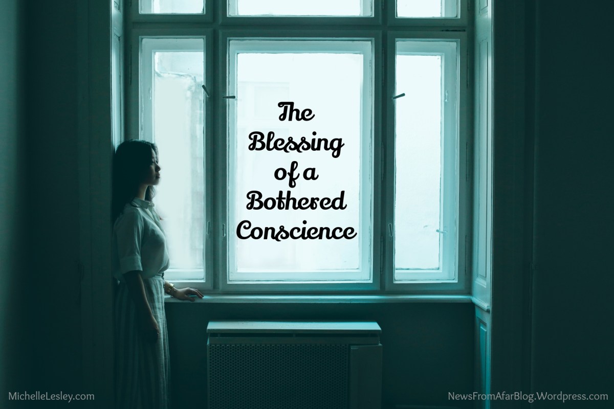 Guest Post: The Blessing of a Bothered Conscience – Michelle Lesley