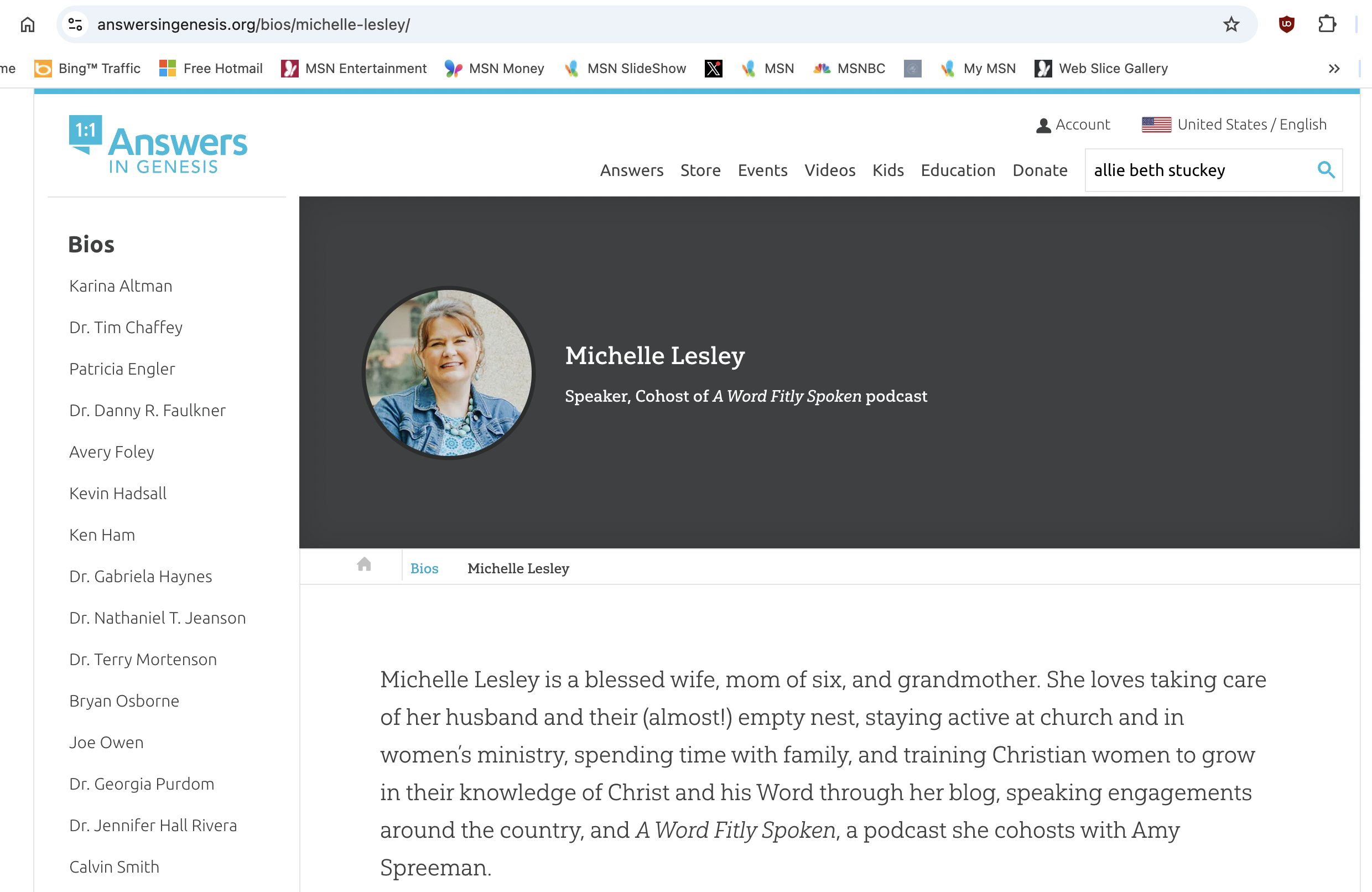 Michelle Lesley – Discipleship for Christian Women